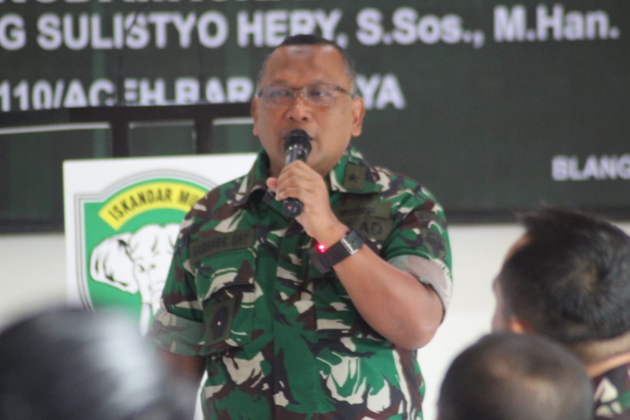 Brigjen TNI Bambang Sulistyo: Pembentukan Yon Teritorial di Abdya ...